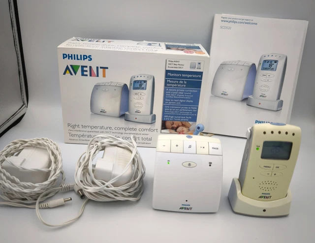 PHILIPS AVENT DECT Baby Monitor SCD520 **READ DESCRIPTION** £19.34 ...