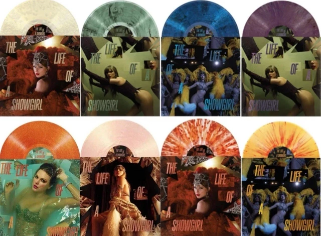 TAYLOR SWIFT THE Life Of A Showgirl 8 Vinyl Set £525.53 - PicClick UK