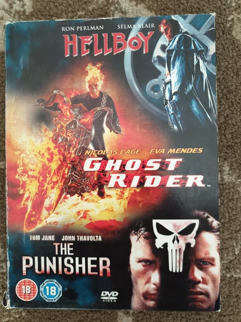 GHOST RIDER / Punisher / Hellboy Dvd 3 Film Set EUR 14,24 - PicClick IT