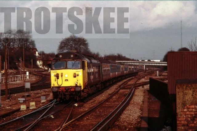 35MM SLIDE BR British Railways Diesel Loco 50047 Class 50 1987 ...