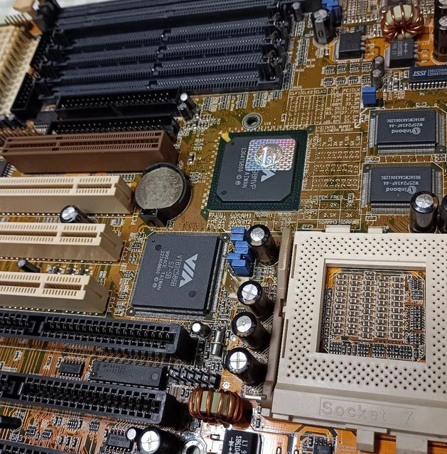 FIC VA-503+ MOTHERBOARD ATX Socket 7 Memory SIMM DIMM Used Parts £466. ...