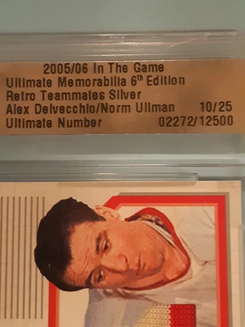 ALEX DELVECCHIO NORM Ullman Limited Edition /25 Retro Teammates In The ...
