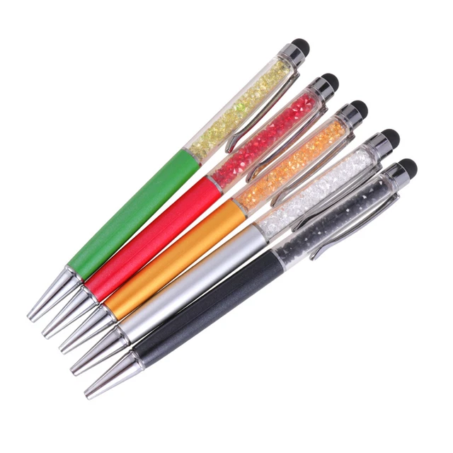 5PCS CRYSTAL STYLUS Capacitive Stylus Pen Fine Point Stylus Pen Phone £ ...