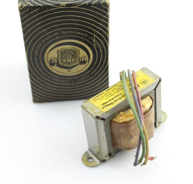 NOS STANCOR A-8144 Vertical Deflection Output Transformer 9500 Ohms 30 ...