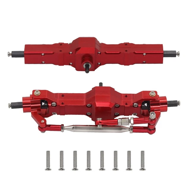 RC CAR METAL Front and Rear Axle Assembly Kit for C14 C24 B14 B24 B16 ...