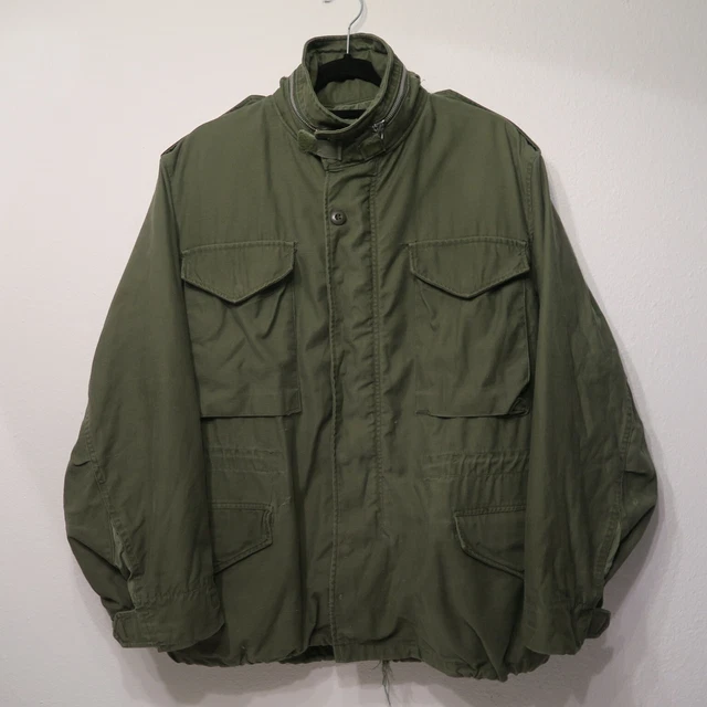 VINTAGE US ARMY M-1965 M65 FIELD JACKET 1969 VIETNAM WAR 1960s 60s ...