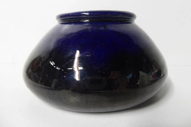 VINTAGE AUSTRALIAN POTTERY Mid Century Studio Ceramic Blue Glaze Pot ...