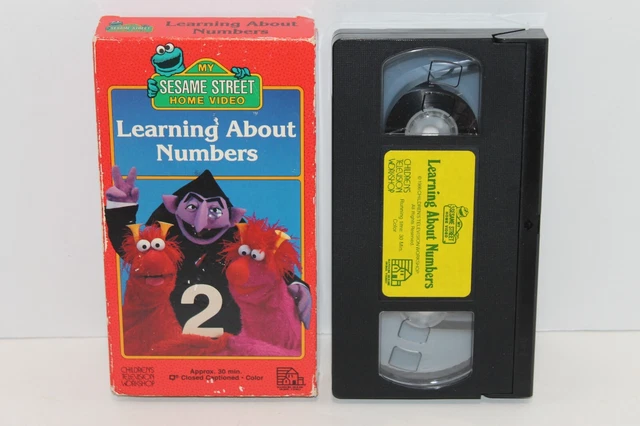 VINTAGE SESAME STREET - Learning About Numbers (VHS, 1986) EUR 3,30 ...