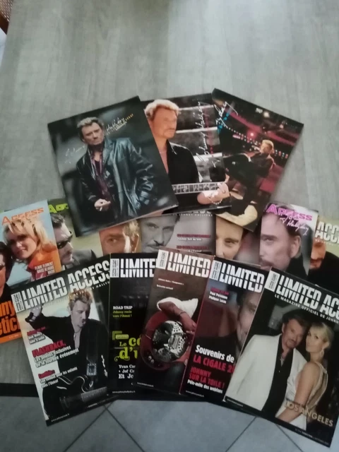 LOT MAGAZINE PROGRAMME Johnny Hallyday EUR 5,00 - PicClick FR