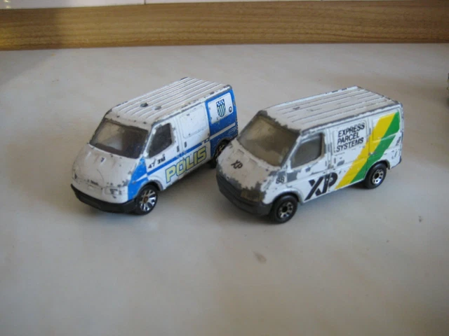 MATCHBOX MK3 FORD Transit & Smiley Swb Van X2 £2.20 - PicClick UK