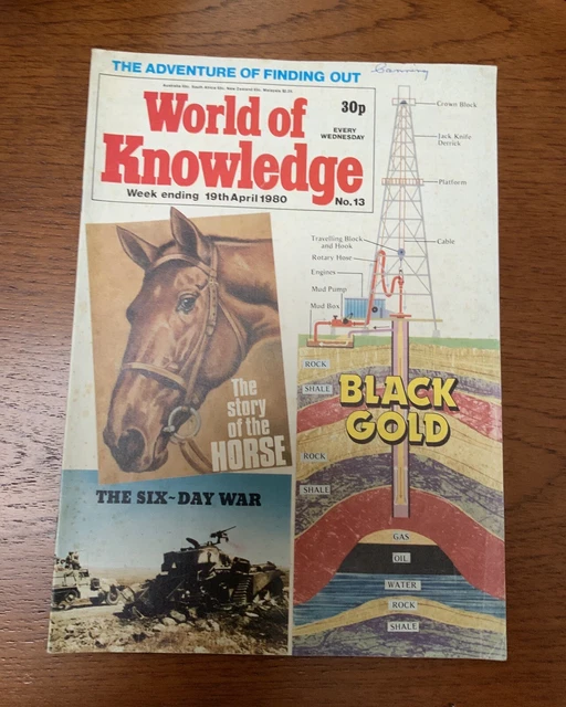 WORLD OF KNOWLEDGE Magazine Issue 13 Collectors Item 19 Apr 1980 ...