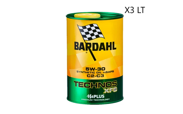 OLIO MOTORE AUTO Bardahl Technos Xfs 5W30 Polarplus Acea C2/C3 Api Sn ...
