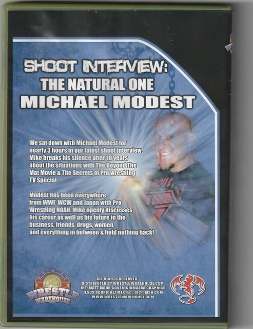 WRESTLE WAREHOUSE MICHAEL Modest Shoot Interview - Wrestling AEW ECW ...