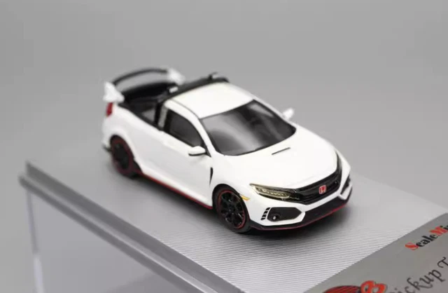 SCALEMINI 1:64 WHITE Civic FK8 Type R Pickup Truck Model Diecast Resin ...