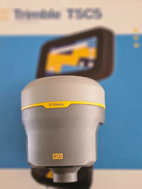 TRIMBLE R12I, R750, TSC5 y TDL450Hx Base y Rover UHF Topografía RTK Kit ...