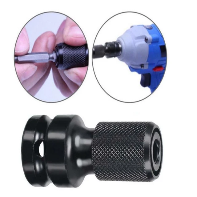 IMPACT SOCKET ADAPTER Hex Ratchet Wrench Socket Spanner Set Drive ...