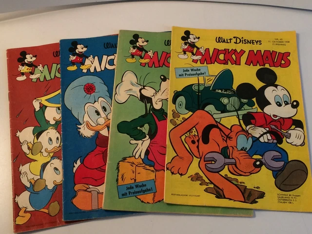WALT DISNEYS MICKY Maus Hefte 1958 EUR 70,00 - PicClick DE