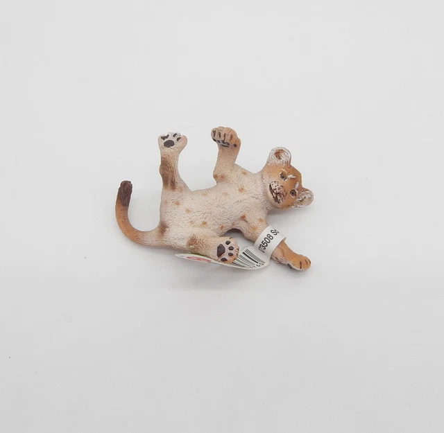 SCHLEICH 14376 LÖWENJUNGES / Löwenbaby liegend - mit Fähnchen EUR 14,00 - PicClick DE