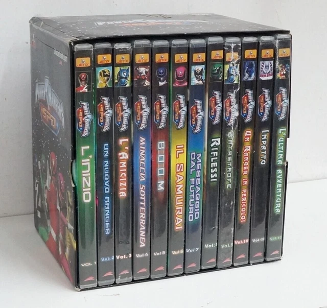 POWER RANGERS S.P.D. Complete Series #12 DVDs in Italian with Box ...