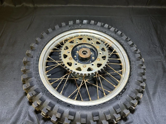 1990 HONDA XR200R Xr 200 R Rear Wheel Rim Sprocket And New Tire 12100 ...