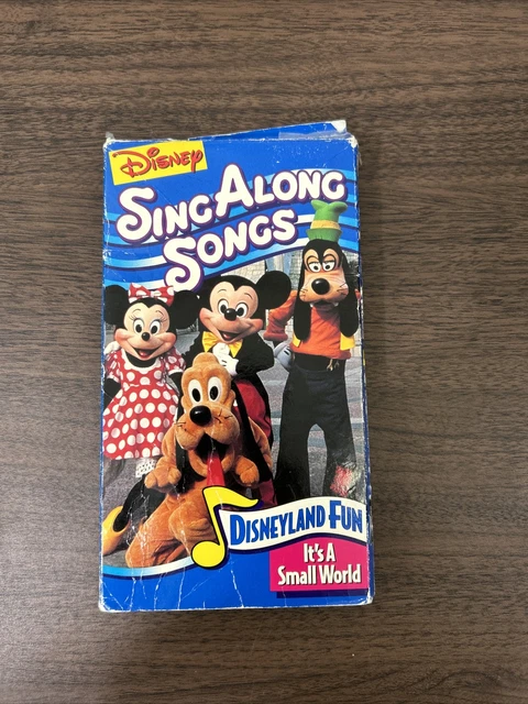 Disney Sing Along Songs Disneyland Fun Vhs Vintage Tape Movie Tested