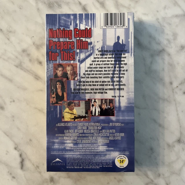 DEMOLITION HIGH (VHS, 2001) RARE Corey Haim - NEW w/ Watermarks!! $57. ...