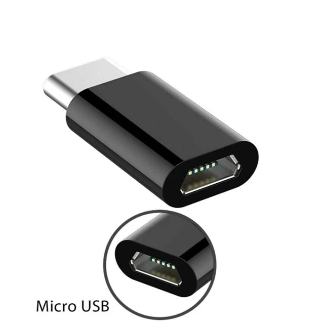 ADATTATORE DA MICRO-USB a USB C, adattatore di ricarica a tipo, adattatore USB tipo C L4N8 EUR 3 ...