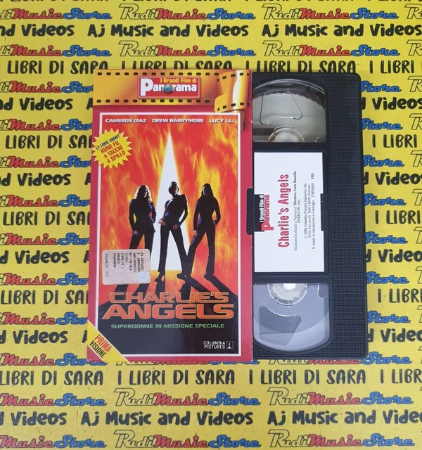 CHARLIE'S ANGELS CAMERON Diaz Liu 2000 PANORAMA VHS Cardboard Movie (FP3) £2.51 - PicClick UK