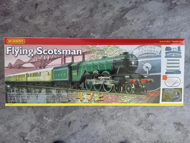 HORNBY R1039 FLYING Scotsman Train Set OO Gauge £170.00 - PicClick UK