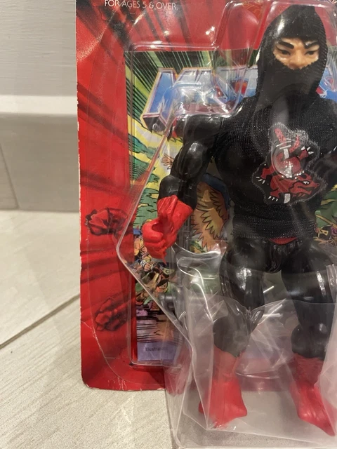 MASTERS OF THE Universe Motu Ninjor Vintage Moc New Logo 💎Cristal Clear ...