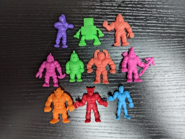 M.U.S.C.L.E. MEN LOT of 10 Muscle Men Figures Colored Mattel $9.69 ...