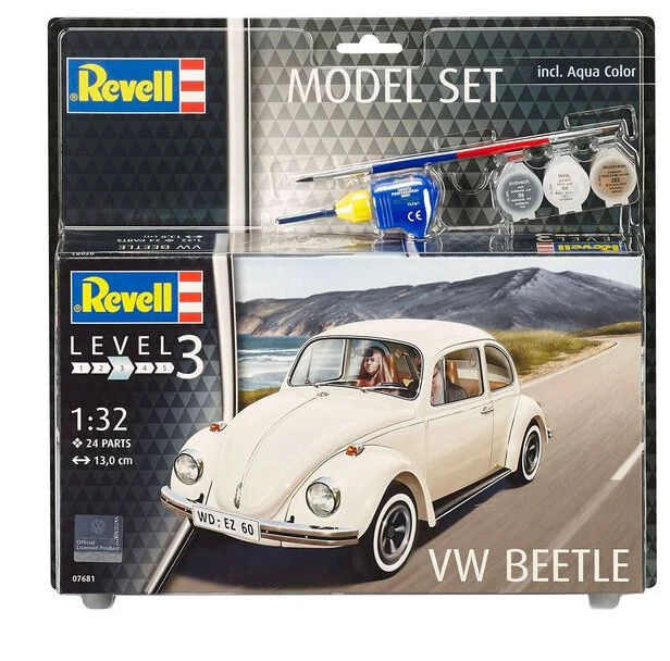 VOLKSWAGEN VW BEETLE Model Set 1:3 2 Plastique Model Kit Revell EUR 31 ...