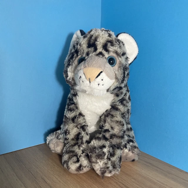 WILD REPUBLIC SNOW Leopard Cub Soft Toy plush 11” tall £6.52 - PicClick UK