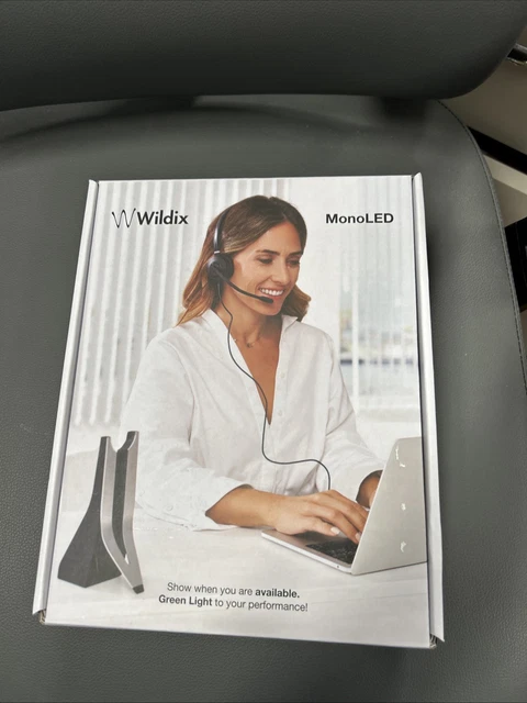 WILDIX MONOLED WIRED USB Headset with status LED USB-C + Adaptor, Teams ...