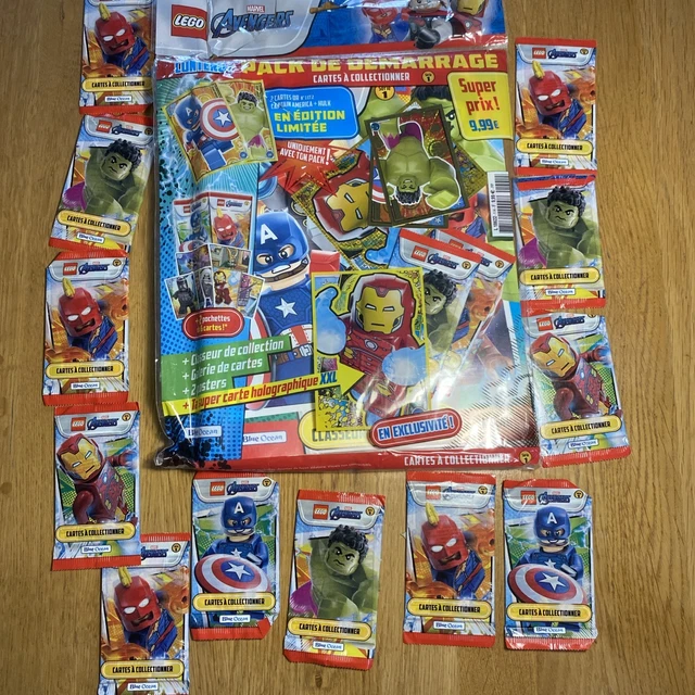 PACK LEGO 1ERE série Avengers Marvel lot Grand classeur + Cartes ...