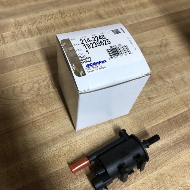 GENUINE GM VAPOR Canister Purge Valve 19239625 ACD# 214-2246 New $34.95 ...