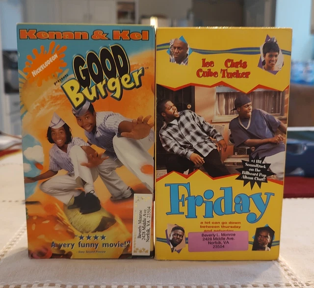 GOOD BURGER-NICKELODEON & Friday VHS Comedy Kenan & Kel/Ice Cube ...