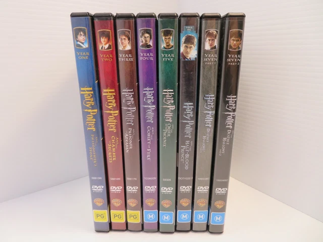 HARRY POTTER DVD Complete 8 Movie Collection Years 1 - 7 Region 4 Free Postage EUR 26,25 ...