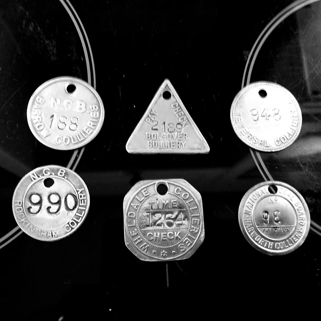 NCB COLLIERY MINERS Pit Checks . 6 X Brass Tokens . £27.99 - PicClick UK