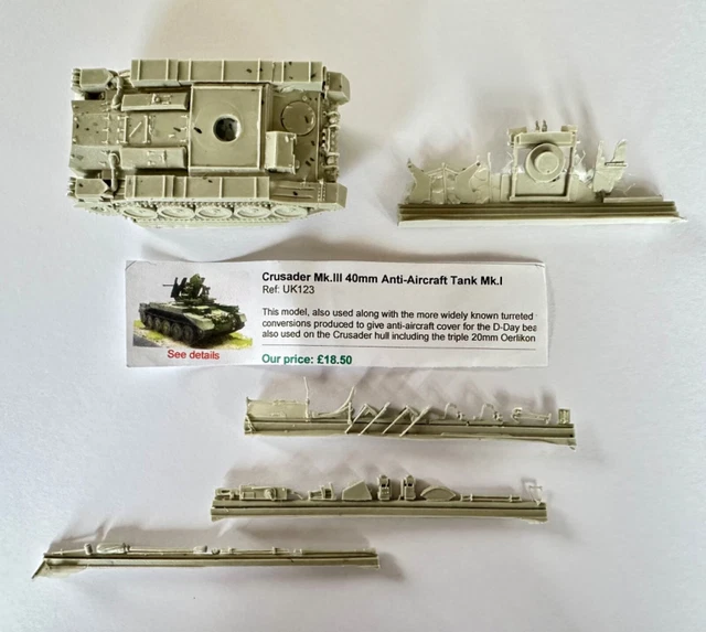 MILICAST MODELS REF: UK 123 1/76, Crusader Mk.III 40mm Anti Aircraft ...