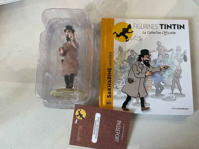 FIGURINE TINTIN N° 60 SAKHARINE collection officielle EUR 42,99 ...