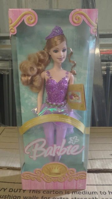RARE 2005 BARBIE Princess Collection The Princess and The Pea Doll Toy ...