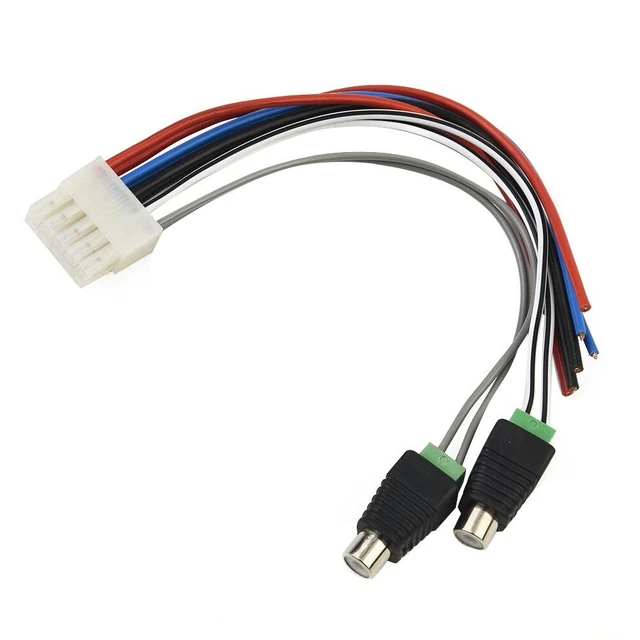10 PIN PLUG RCA Speaker Wire Harness for Dual TBX10A Quality ...