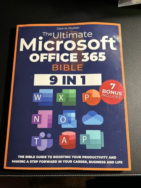 2024 THE ULTIMATE Microsoft Office 365 Bible 9 In 1 Plus 7 Bonus Free ...