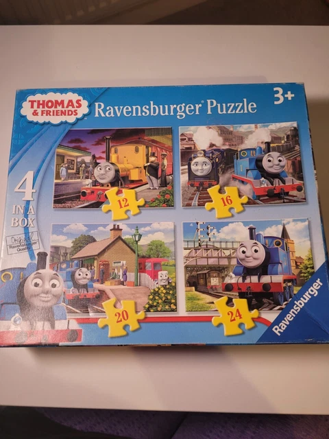 THOMAS THE TANK ENGINE SET OF 4 PUZZLES IN ONE BOX Ravensburger £4.00 ...