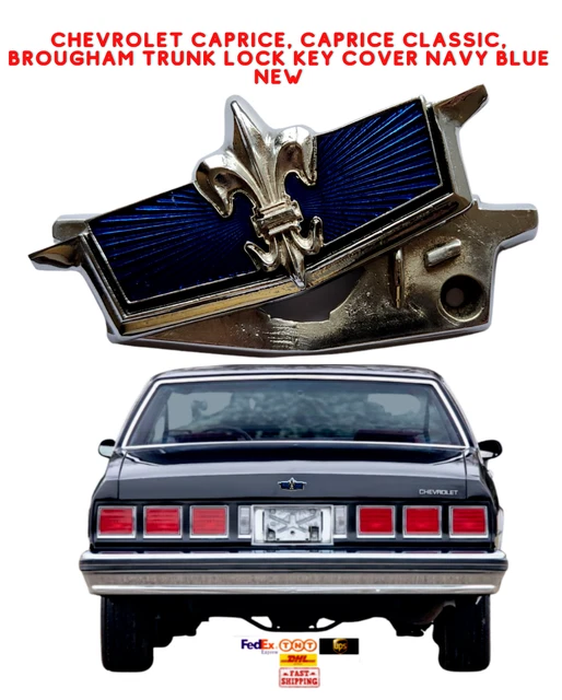 CHEVROLET CAPRICE, CAPRICE Classic, Brougham Trunk Lock Key Cover Navy ...