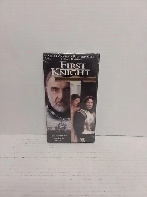 FIRST KNIGHT VHS 1995 (Factory Sealed W/Watermarks) Sean Connery ...