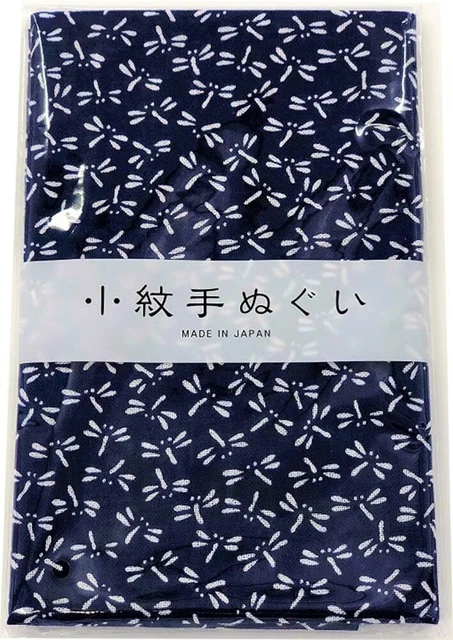 MIYAMOTO MADE IN Japan Tenugui Komon Japanese Pattern Izumi Koume 33 x ...