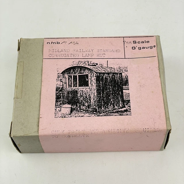 NMB MODELS MIDLAND Railway Standard Corrugated Lamp Hut 7mm Scale Kit O ...