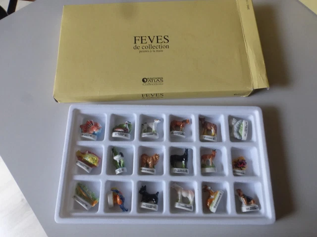 ATLAS BOITE COMPLÈTE collection de 18 fèves porcelaine n° 2663 113 EUR ...